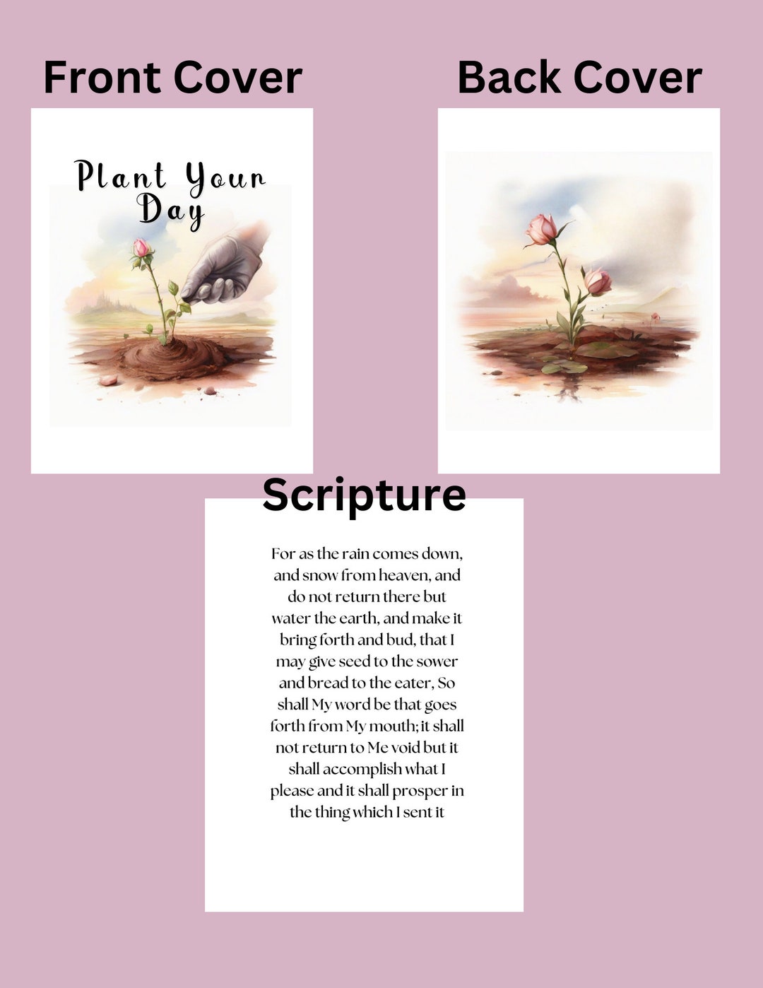 Printable Rose Themed Planner - Etsy