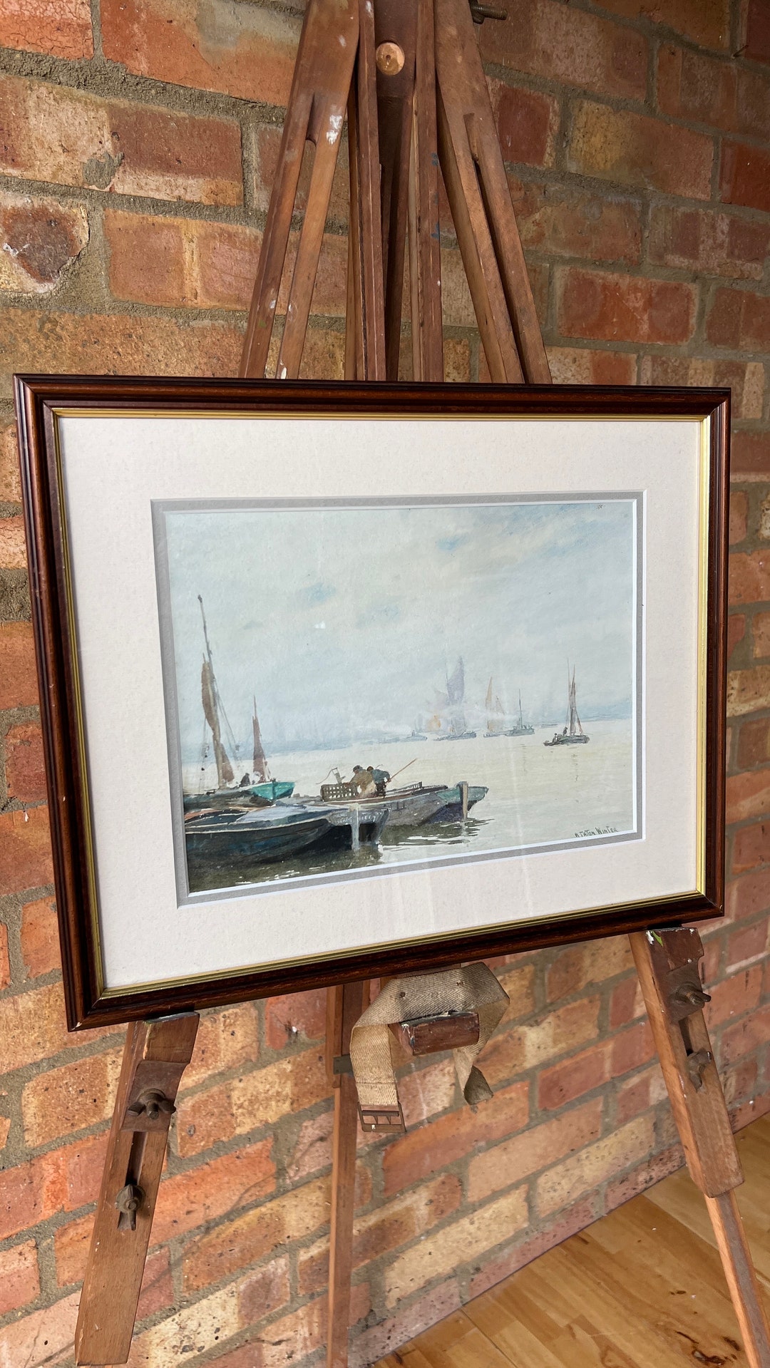 William Tatton Winter RBA Original Antique Signed Watercolour Painting ...