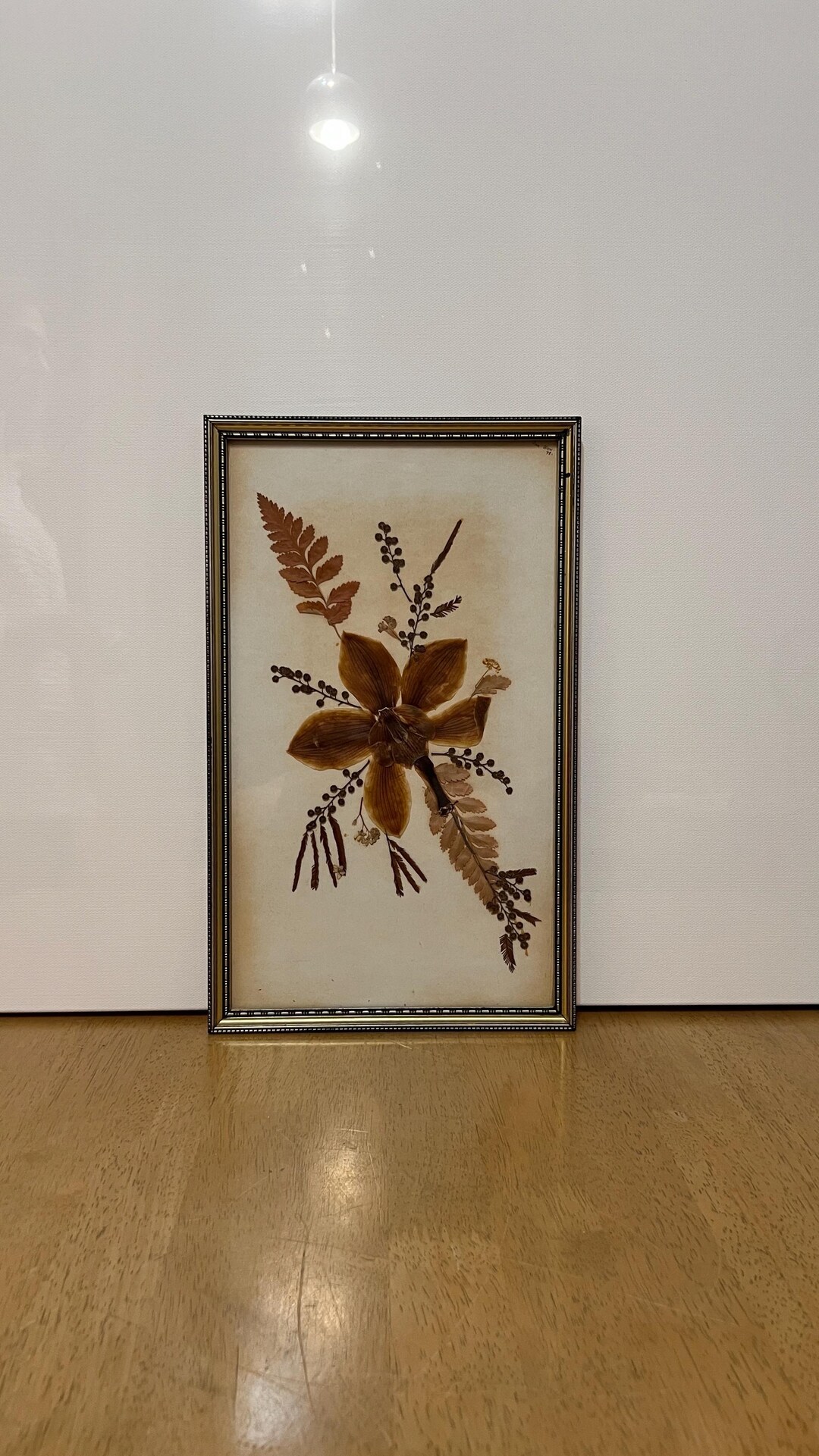 Vintage 1978 Signed Dried Flower Collage – Framed Botanical Artwork - Etsy