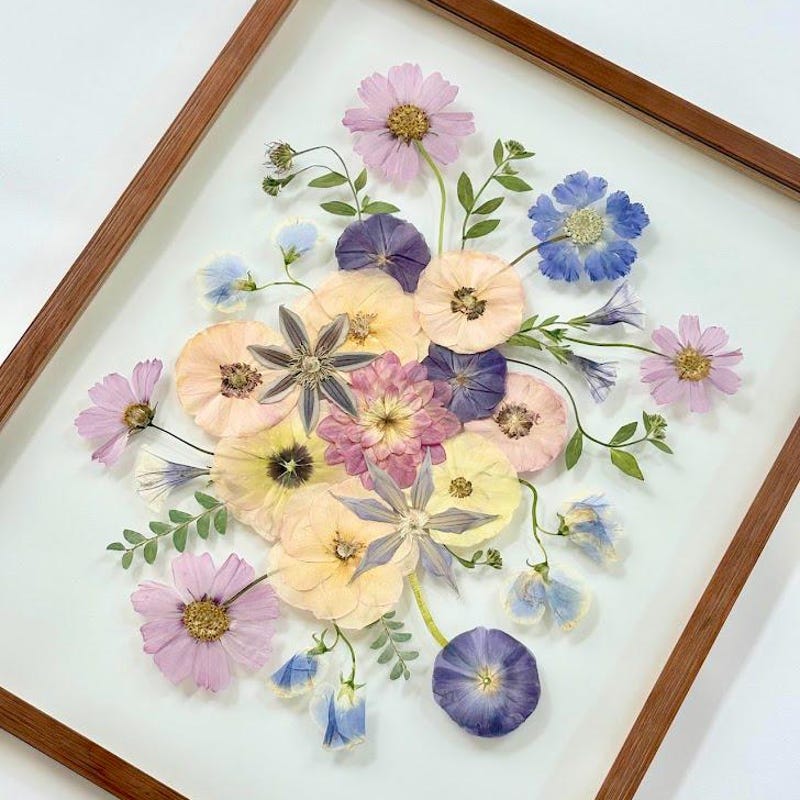 Pressed Flower Frame - Etsy