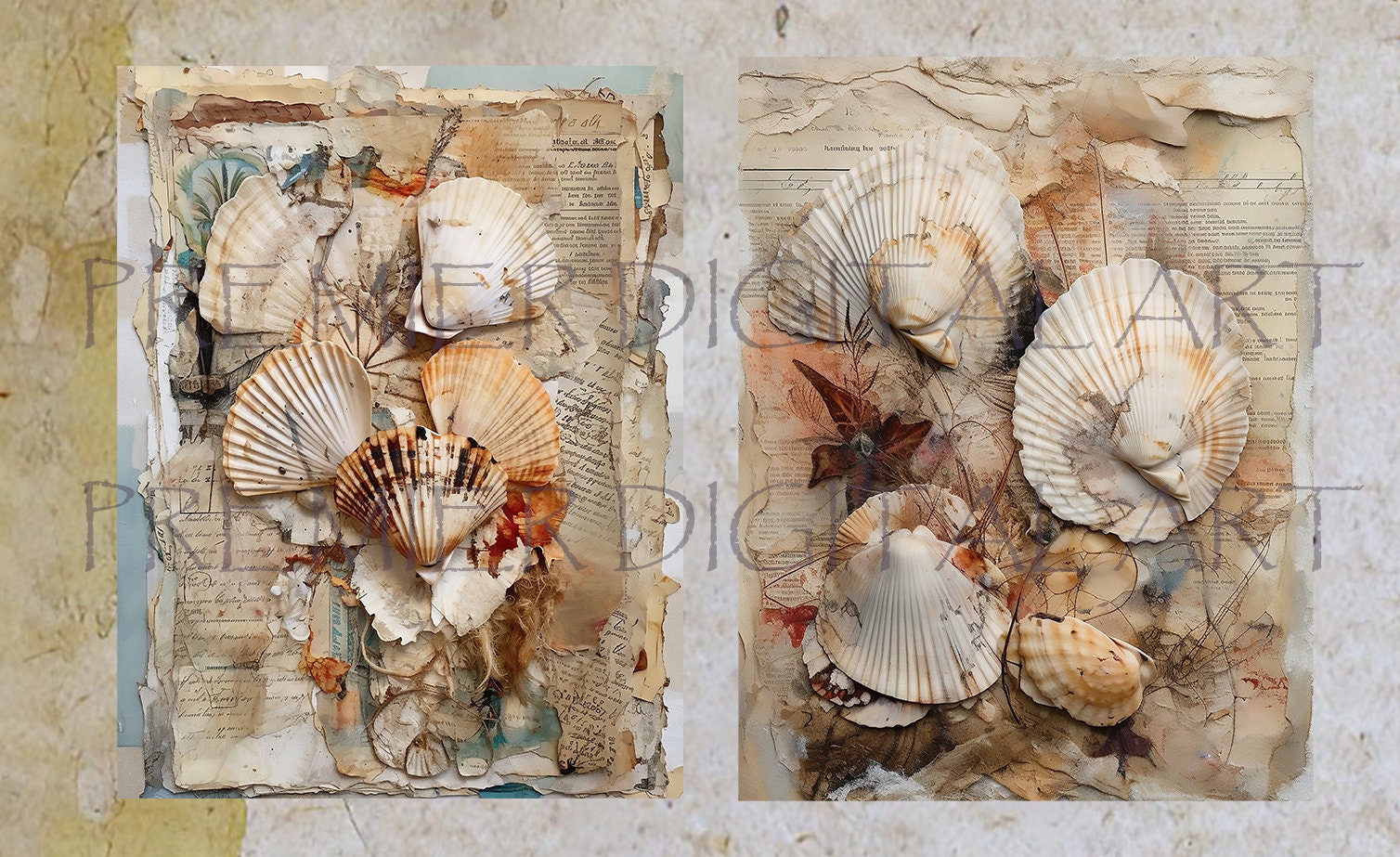 Seashell Collection 1, Digital Download, Commercial, Personal Use ...