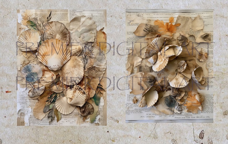Seashell Collection 1, Digital Download, Commercial, Personal Use ...