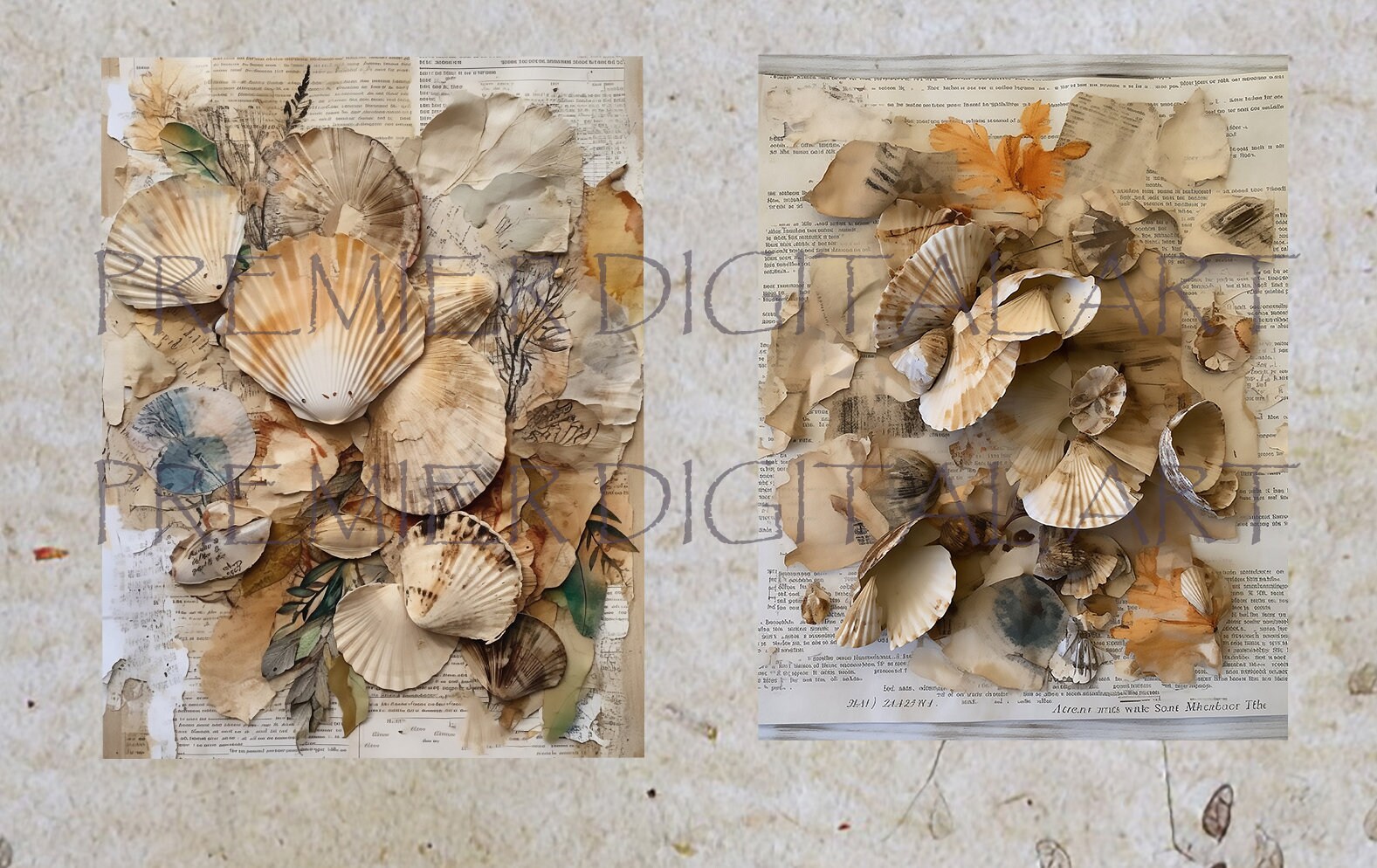 Seashell Collection 1, Digital Download, Commercial, Personal Use ...