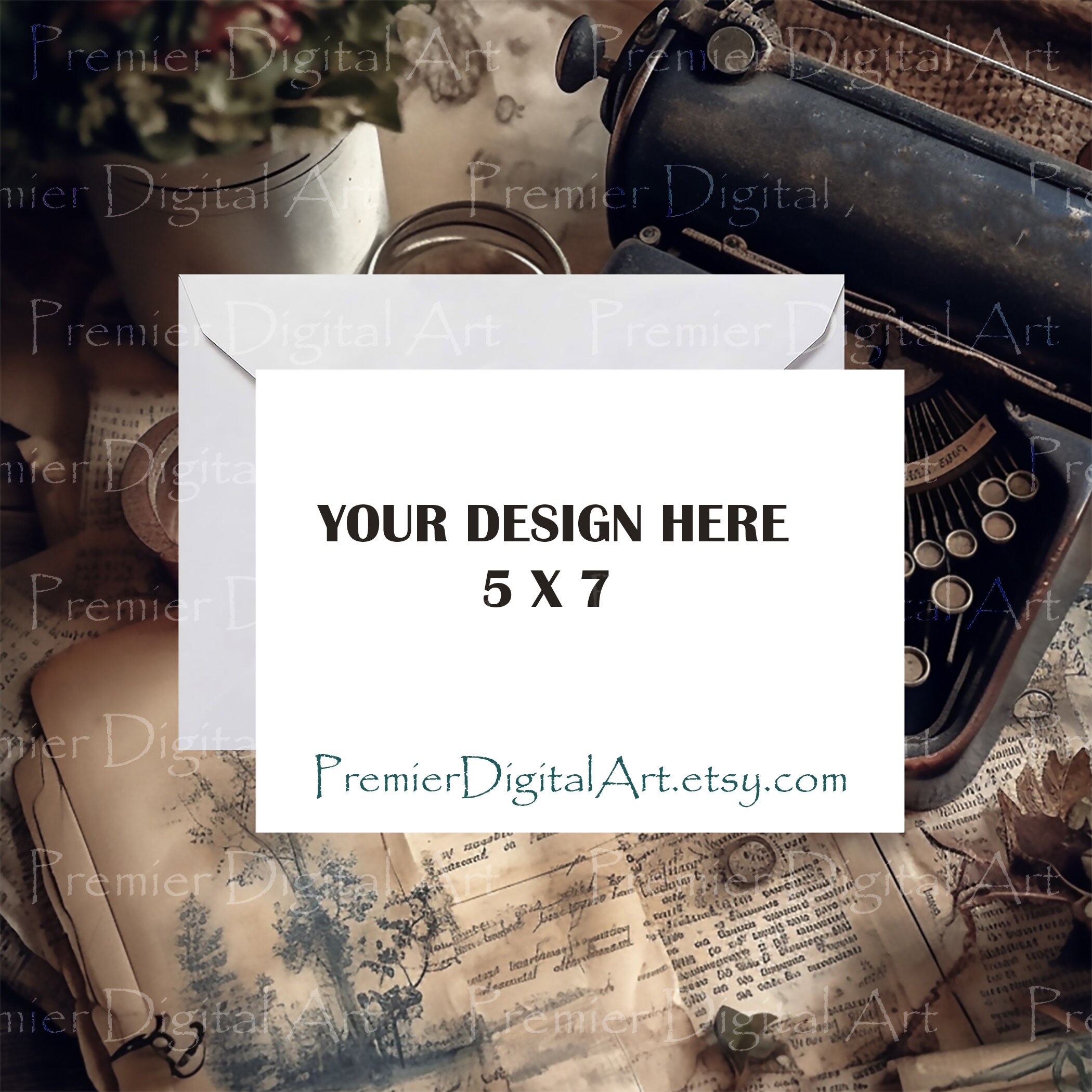 3 Greeting Card Backdrops, Background, Mockup, Digital Download ...