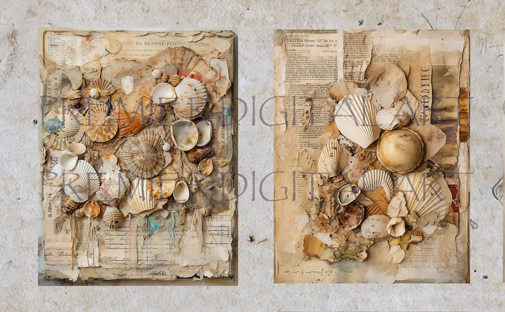 Seashell Collection 1, Digital Download, Commercial, Personal Use ...