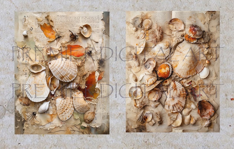 Seashell Collection 1, Digital Download, Commercial, Personal Use ...