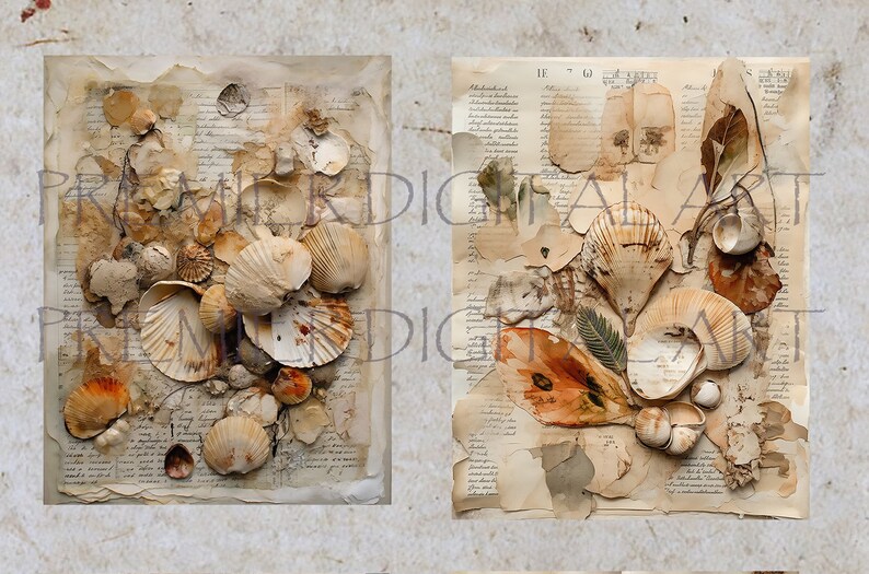 Seashell Collection 1, Digital Download, Commercial, Personal Use ...