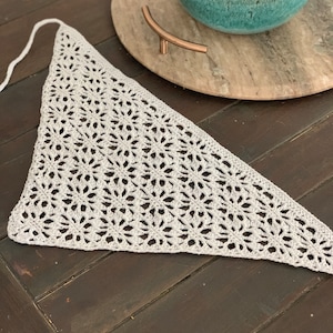 Crochet Pattern Bandana Headband Crochet Flower Headband Pattern Lace ...