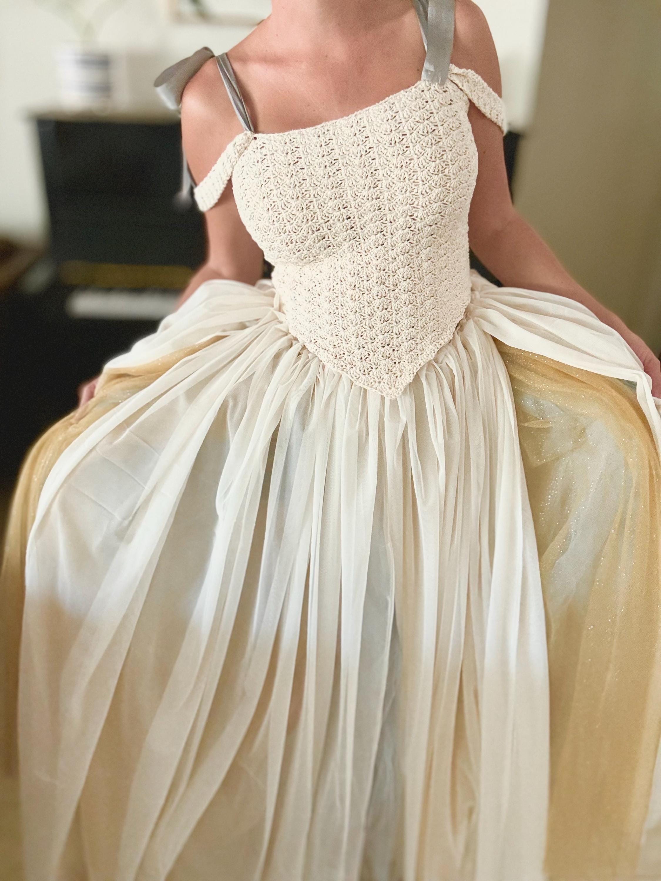Crochet Princess Dress Pattern, Ball Gown Costume (PDF Pattern) - Etsy