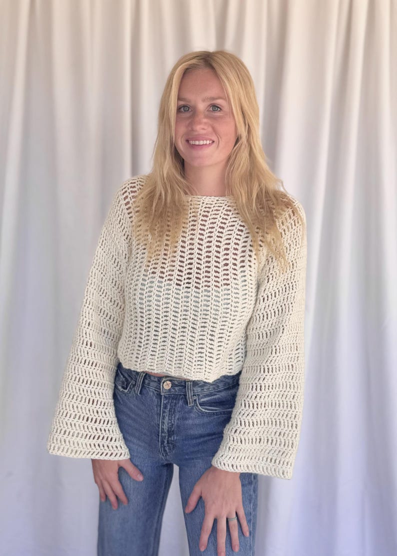 Crochet Pattern Sweater Crochet Pattern for Women Sweater Easy Crochet ...
