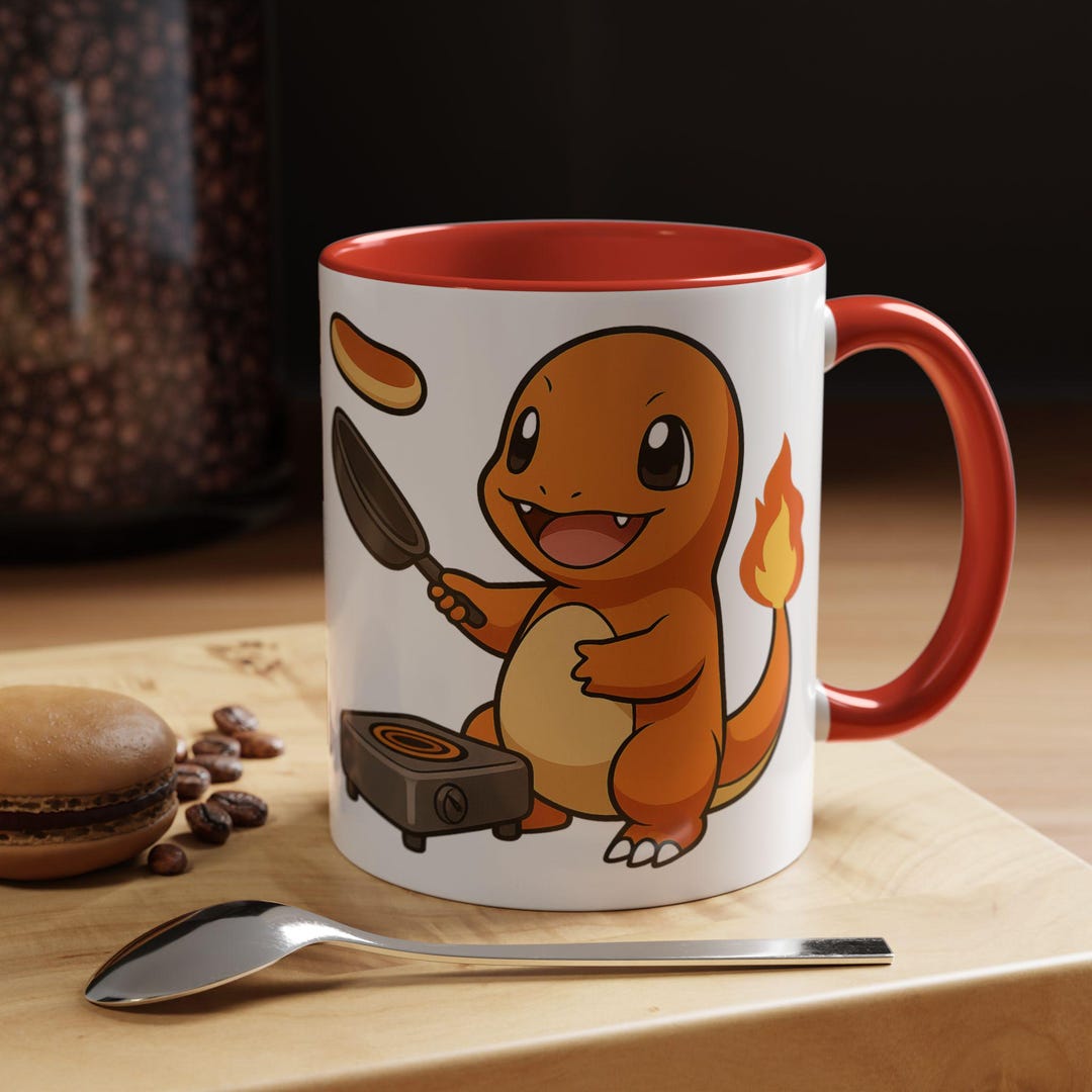 Charmander Pancake Mug – Cute Pokémon-inspired Coffee Cup | Charmander ...