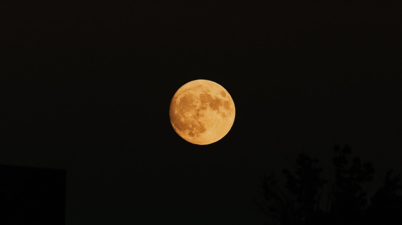 Horizontal Moon Wallpaper for Desktop - Etsy