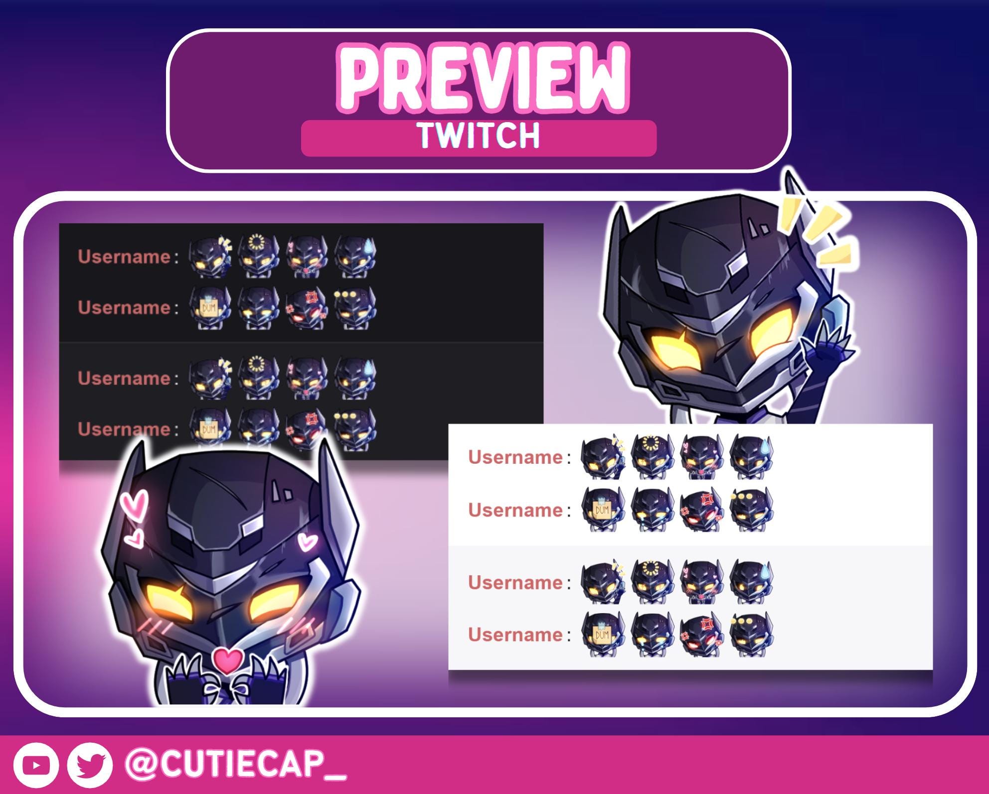 Vyse Dark Ver. | Valorant Agent Emote | Twitch | Discord | Emoji ...