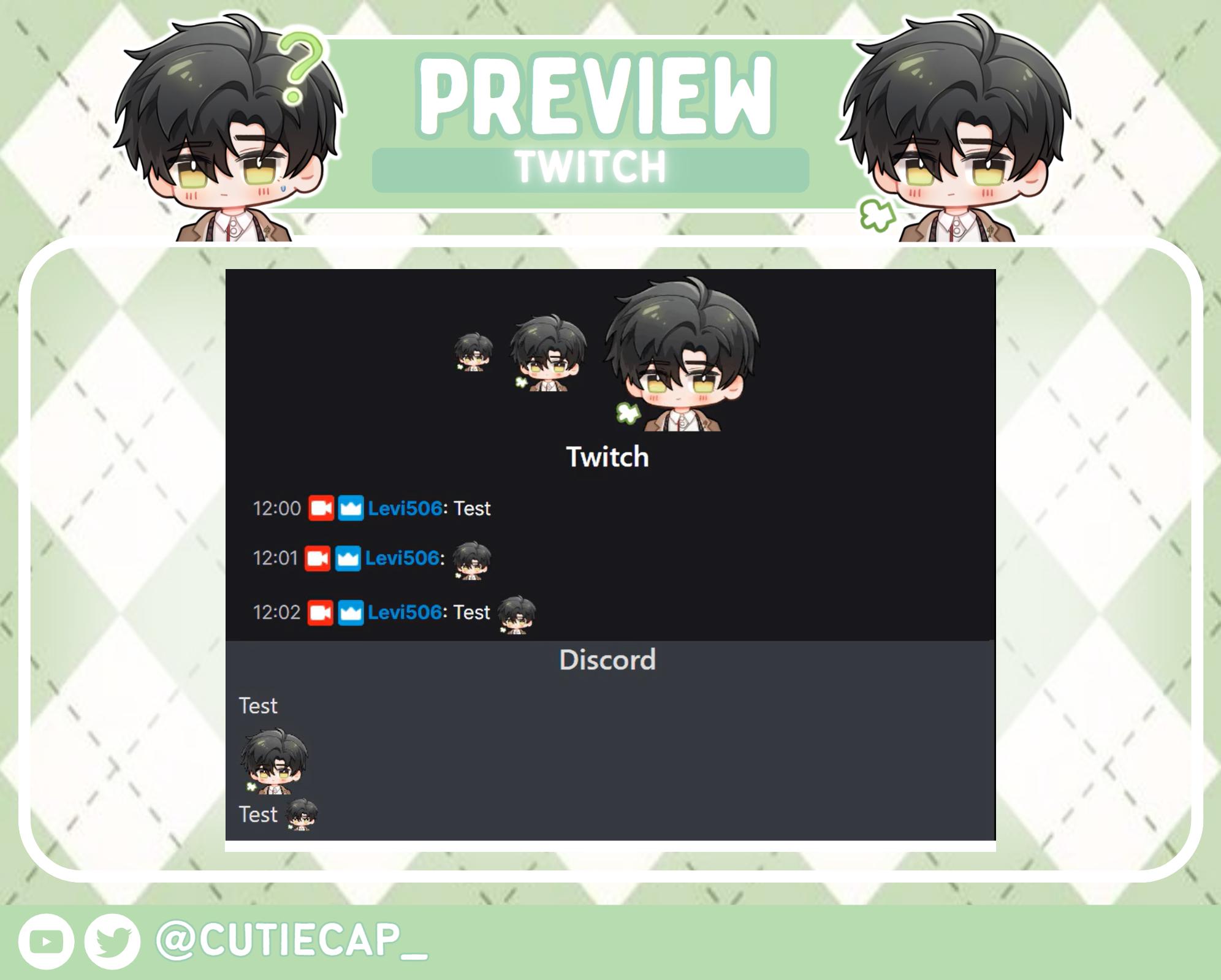 Love and Deepspace Emotes | Zayne | Twitch Emotes | Discord Emotes ...