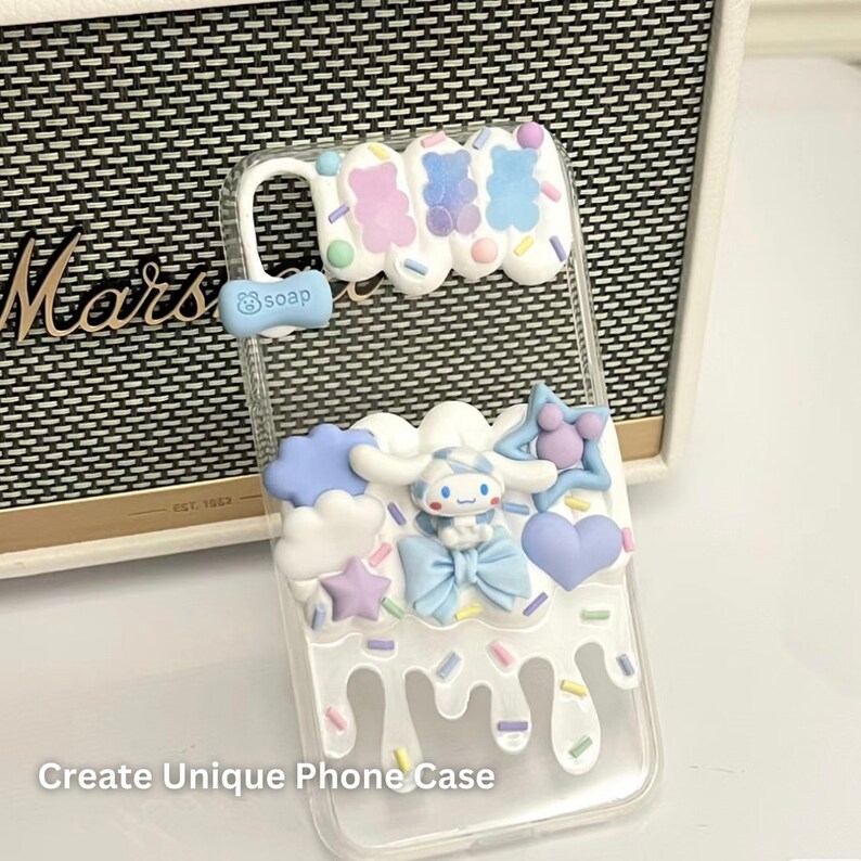 Cream Glue Phone Case DIY Kit - Etsy
