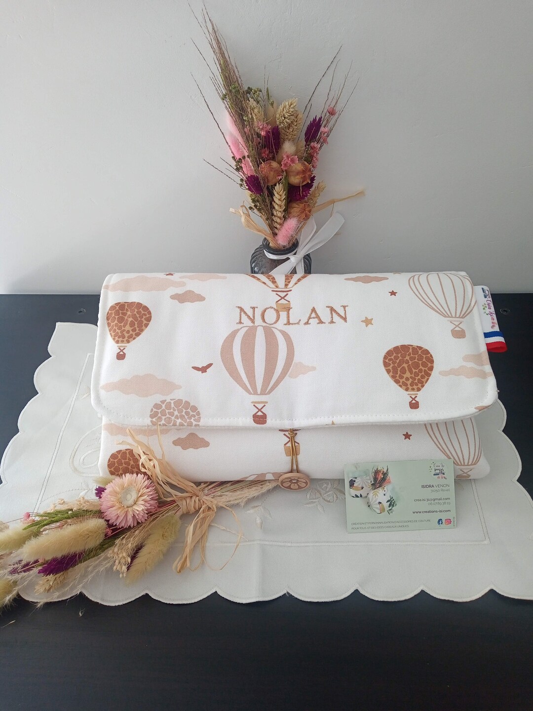 Personalized Nomadic Changing Mat and Its Accessories - Etsy Australia