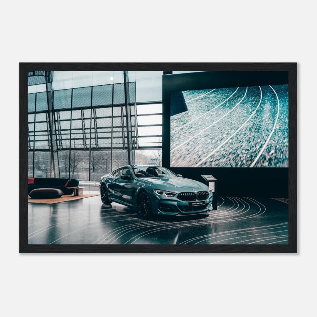 Wooden Framed BMW M8 Poster - Etsy