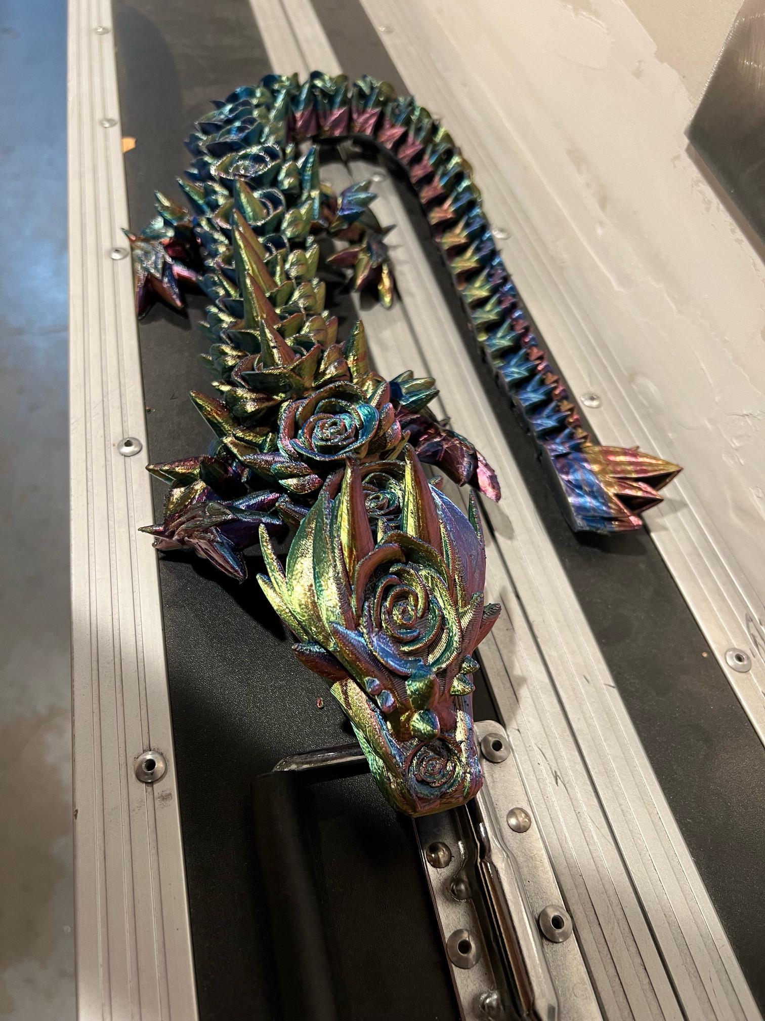 3d Printed Articulated Dragon - Etsy