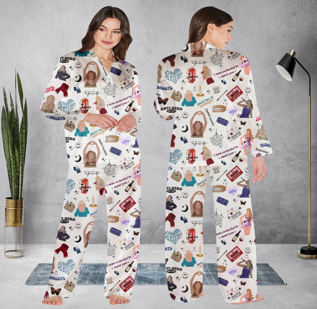 Taylor Swift Pajamas, Taylor Swift Pajamas Set, Taylor Swift Holiday ...