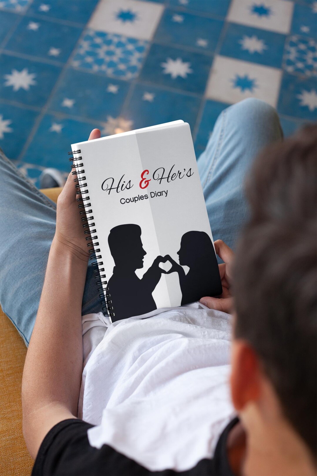 Customizable Couples Spiral Notebook - Diary Memory Book - Must Have ...