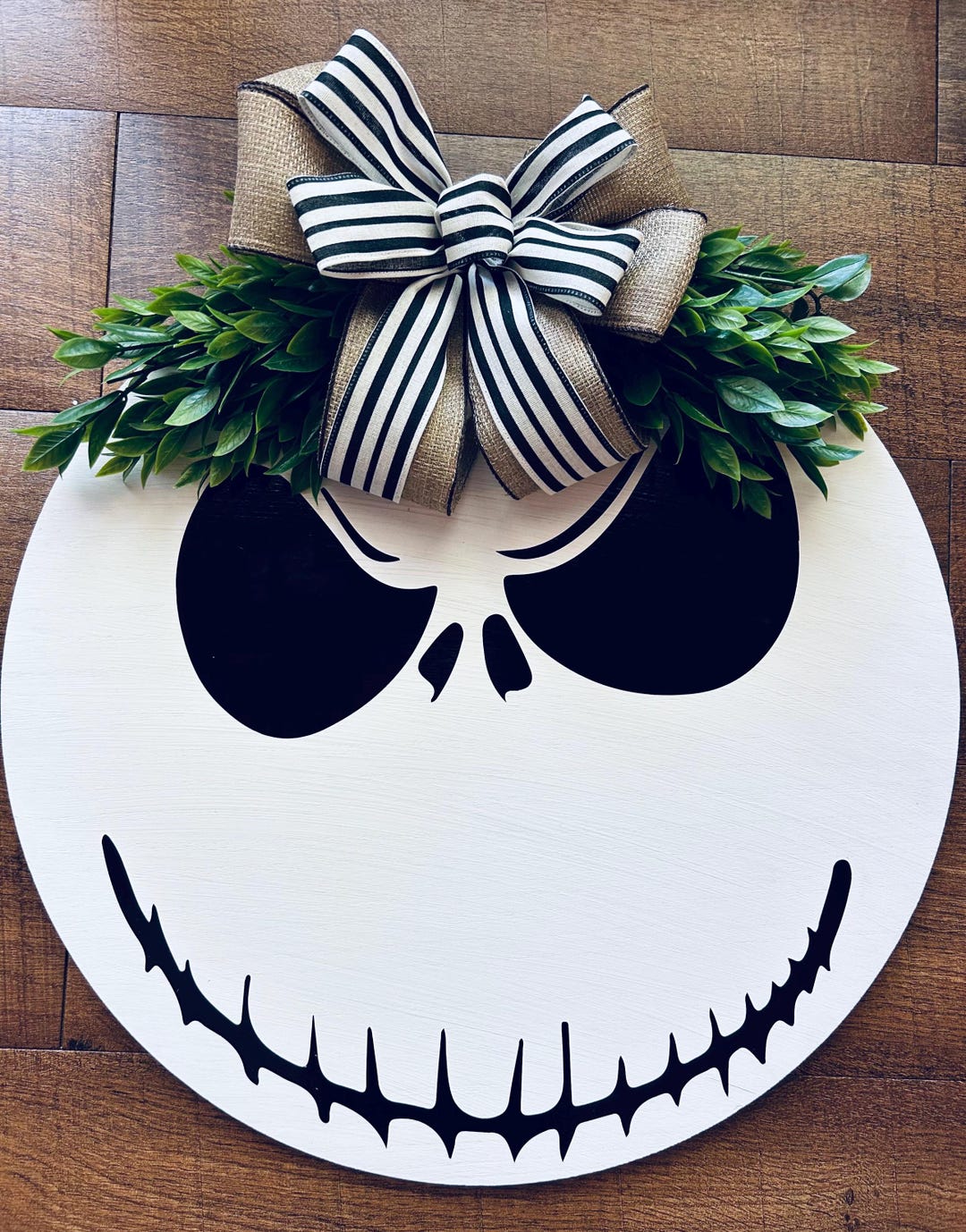 Jack Door Hanger NBC Door Hanger Wood Door Hanger Halloween Door Hanger ...