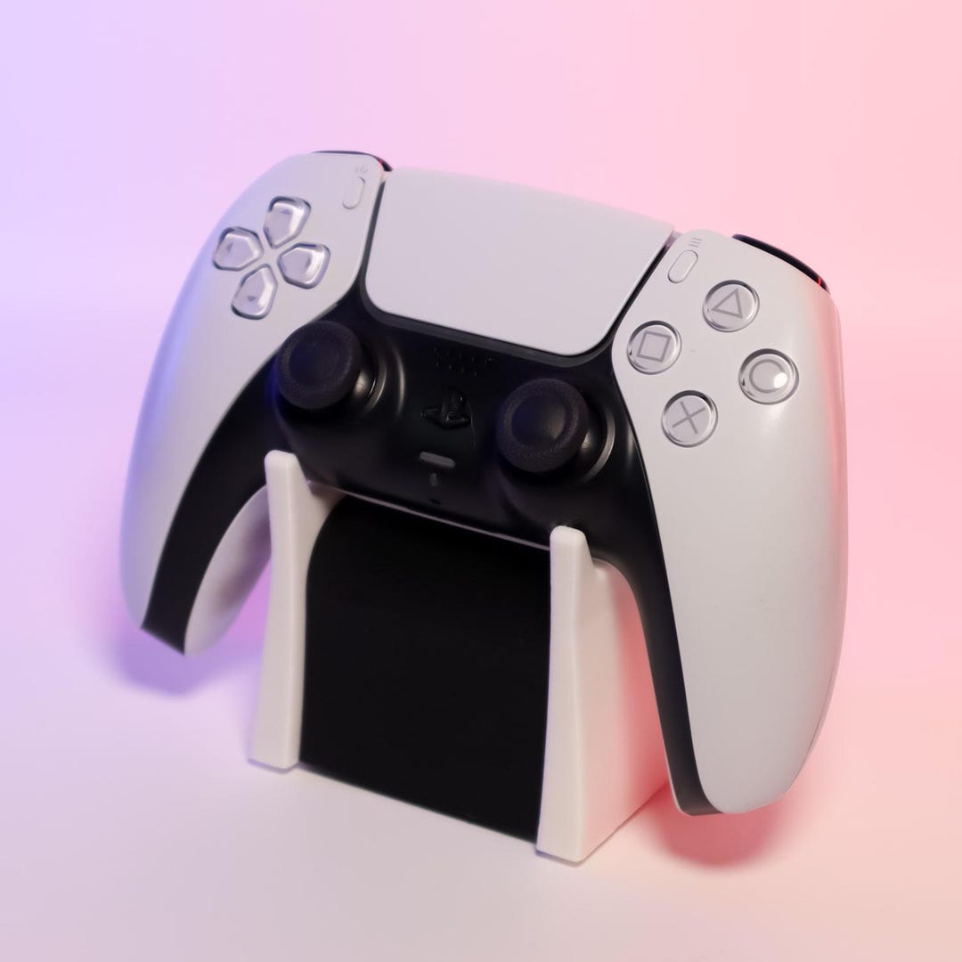 3D Printed PS5 Controller Stand - Gaming Desk Organizer - Dualsense ...