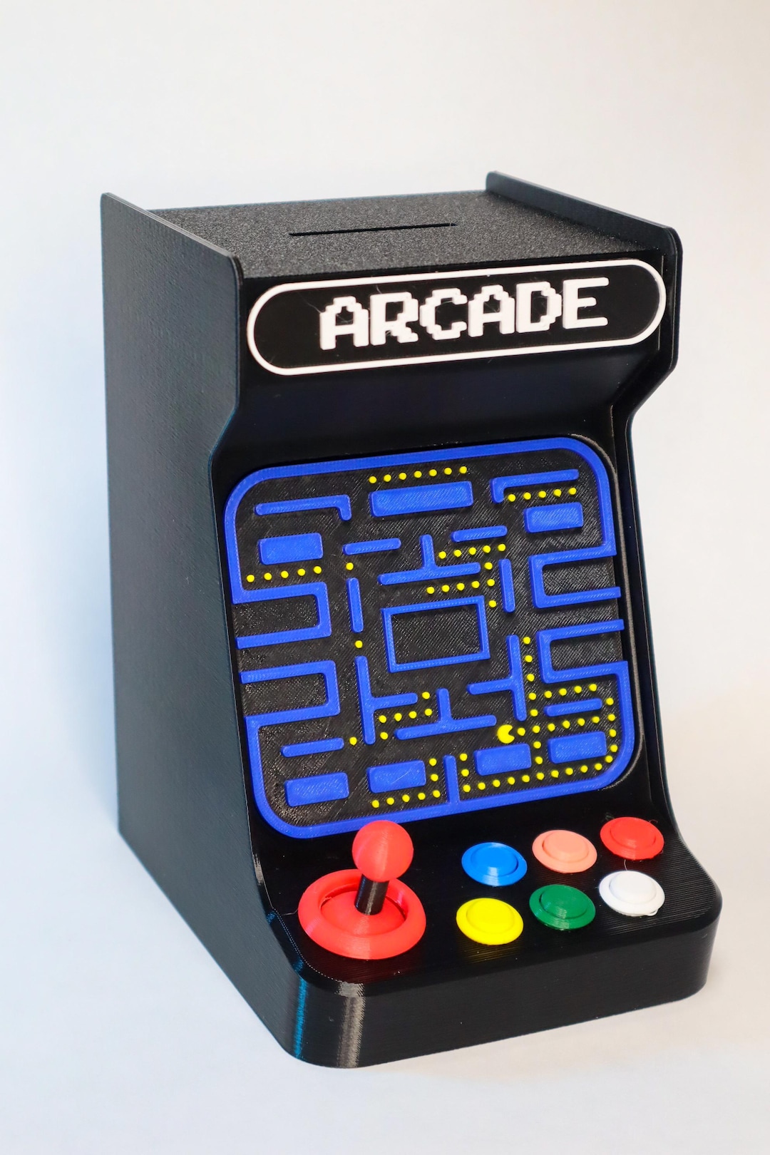 3D Printed Retro Arcade Money Box Original Design With LED Optics and ...