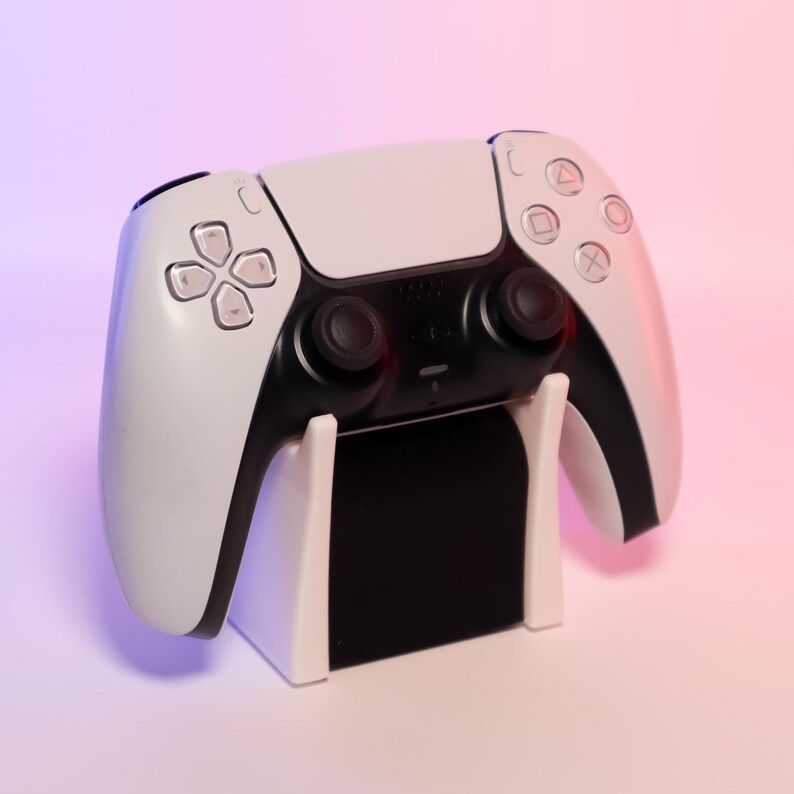 3D Printed PS5 Controller Stand - Gaming Desk Organizer - Dualsense ...