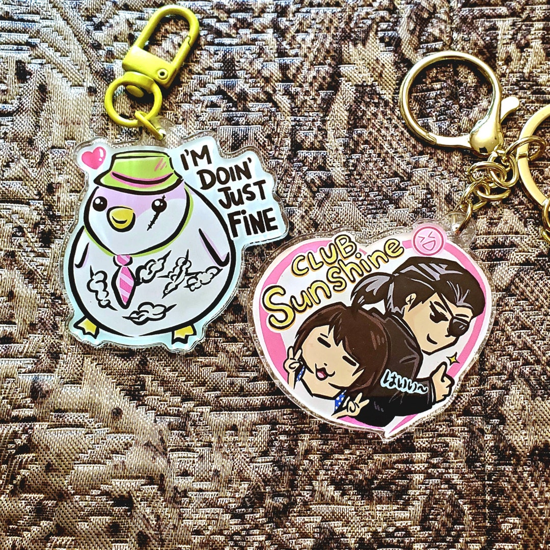 Majima & Yuki | Bun Chan Keychains, Yakuza 0 | Club Sunshine | Doin ...