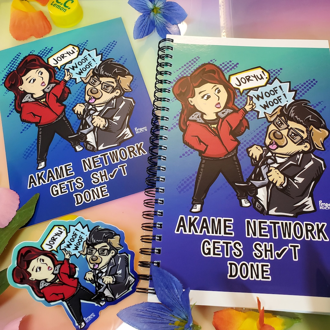 Akame & Joryu | 3" Glossy Sticker | 5"×7" Glossy Print | Sprial ...