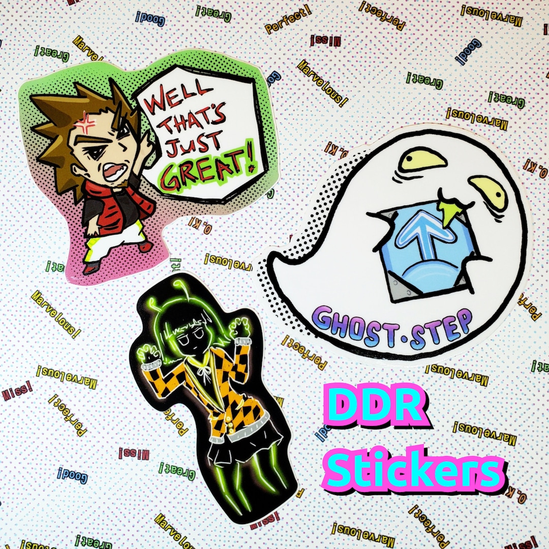 DDR Stickers | Ghost Step | Alien Alien (clap × Clap) | Rage That's ...