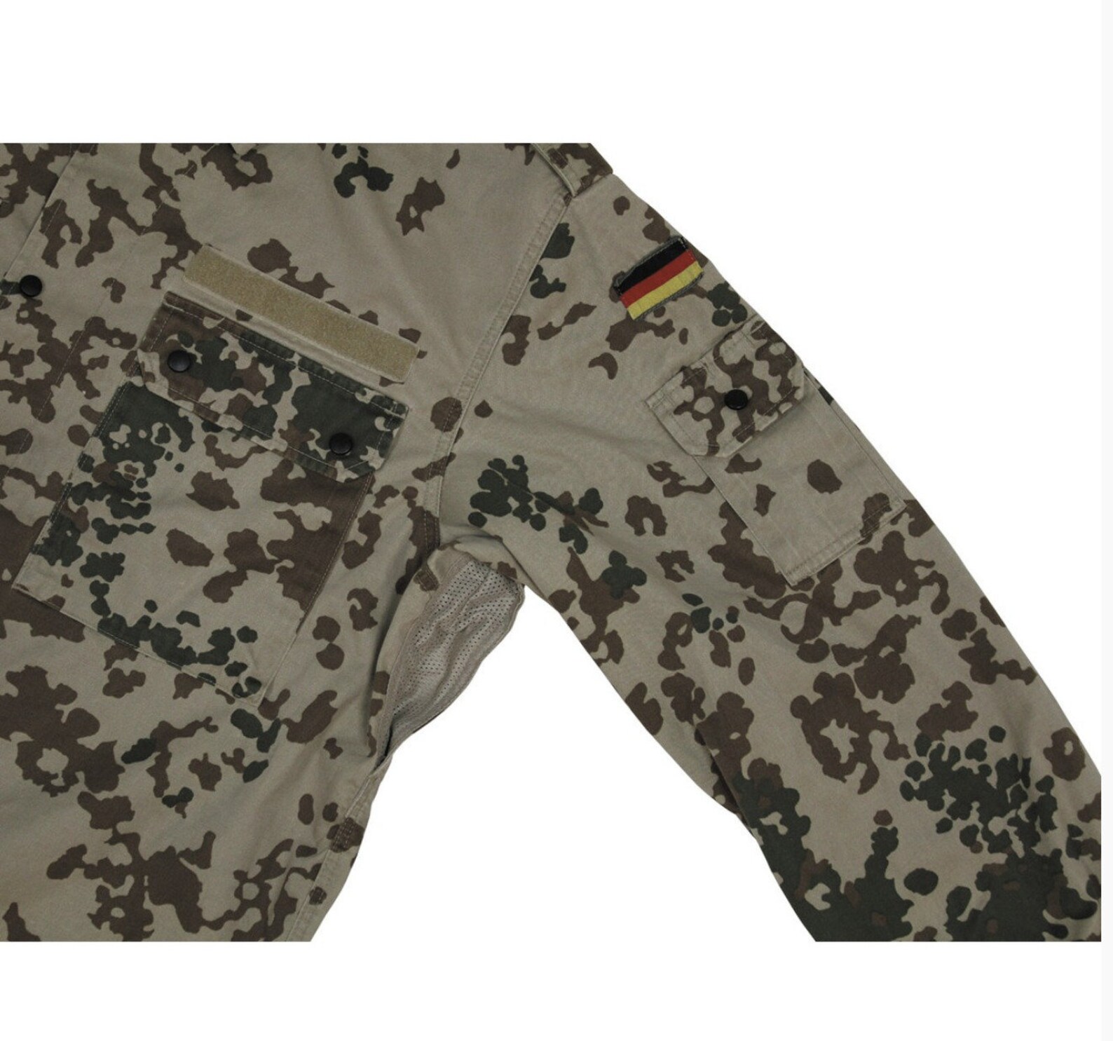 Original German Army Field Jacket Desert Tropic Combat Bundeswehr Camo ...