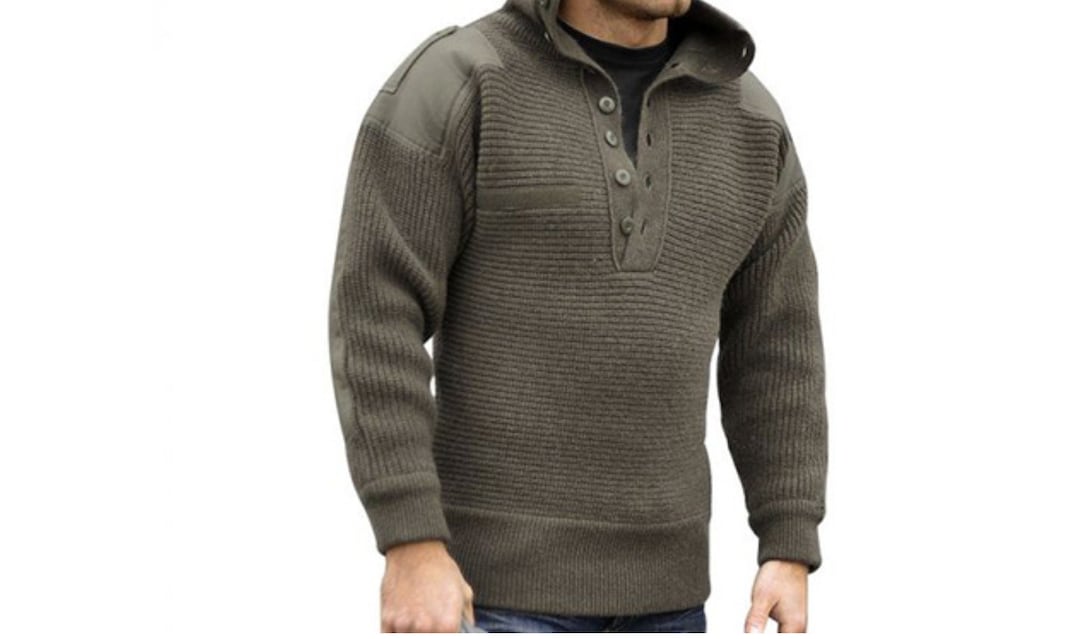 Original Austrian Army Military Alpine Sweater Pullover Knit Wool NEW ...