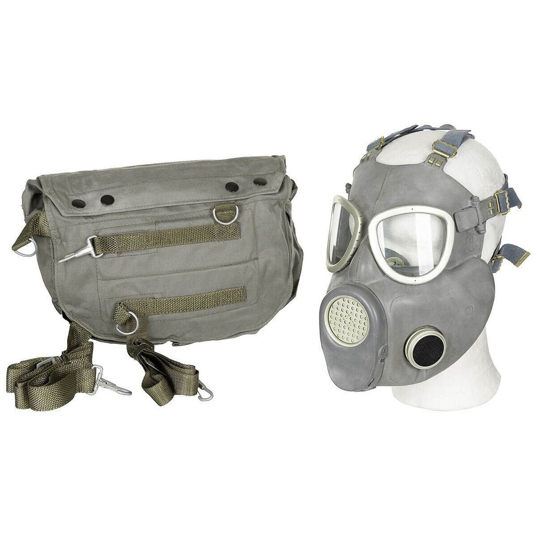 Polish Bulldog Gas Mask MP4 Grey Rubber With Bag and Filter New - Etsy