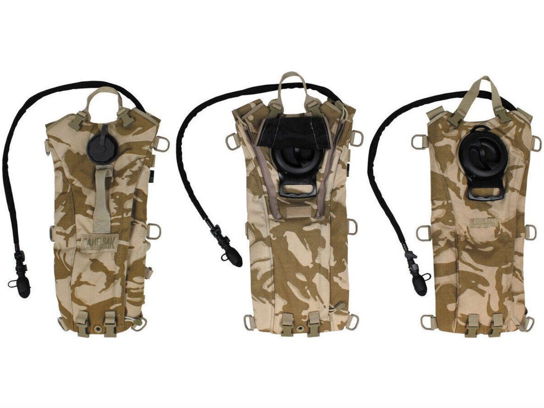 British Army Original Military Hydration System CAMELBAK DPM Desert New ...