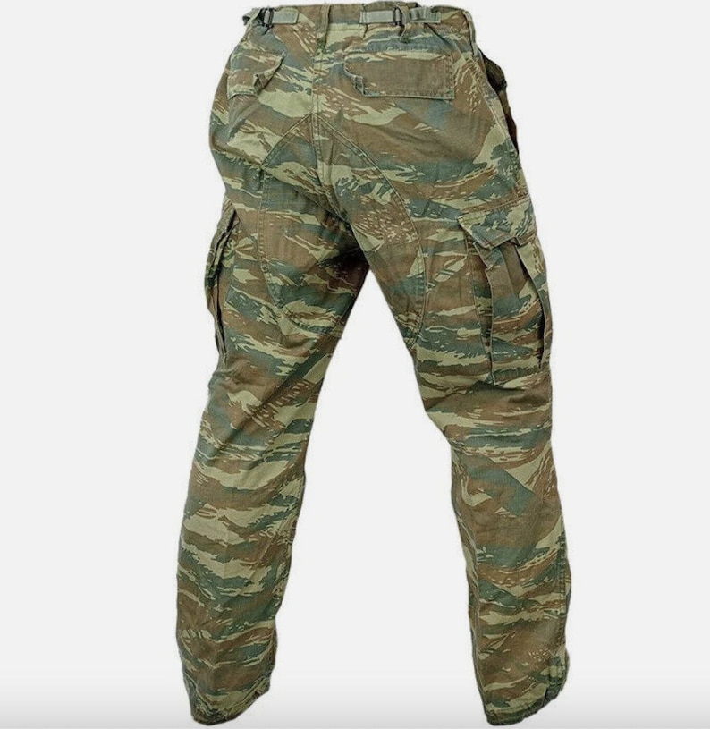 Original Greek Army BDU Pants Lizard Camo Ripstop Genuine Military ...