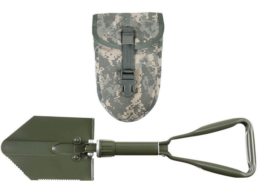 Folding Spade 3-part OD Green With Original US Army Pouch - Etsy