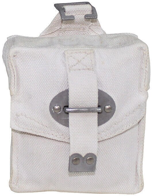 Italian Original Military Army Pouch Bag White Canvas Used - Etsy