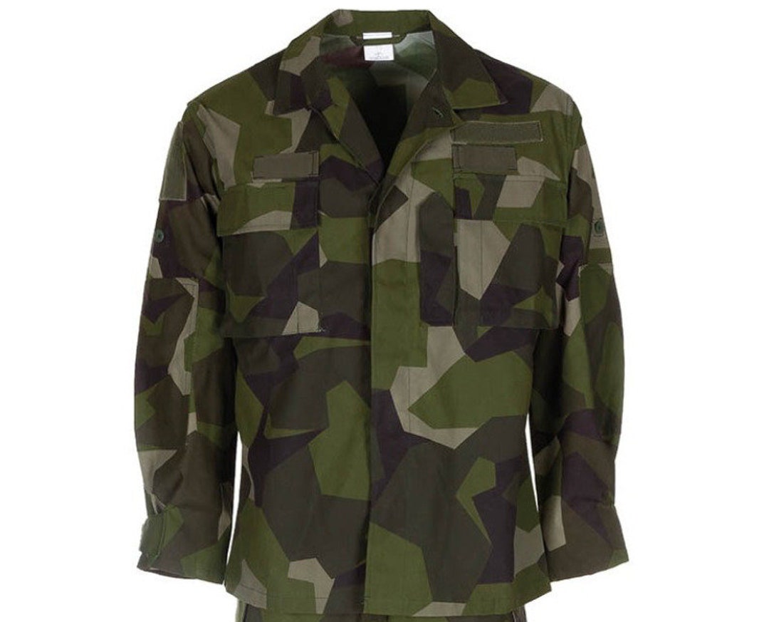 Original Swedish Army M90 Light Jacket Splinter Military Camo Field ...
