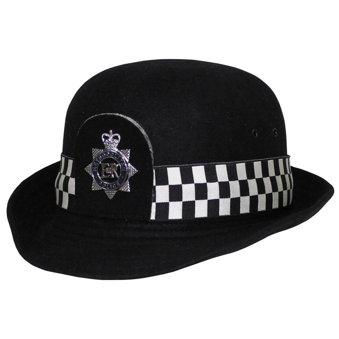 British Bobby Hat Lady With Badge & Band Police Uniform Military ...