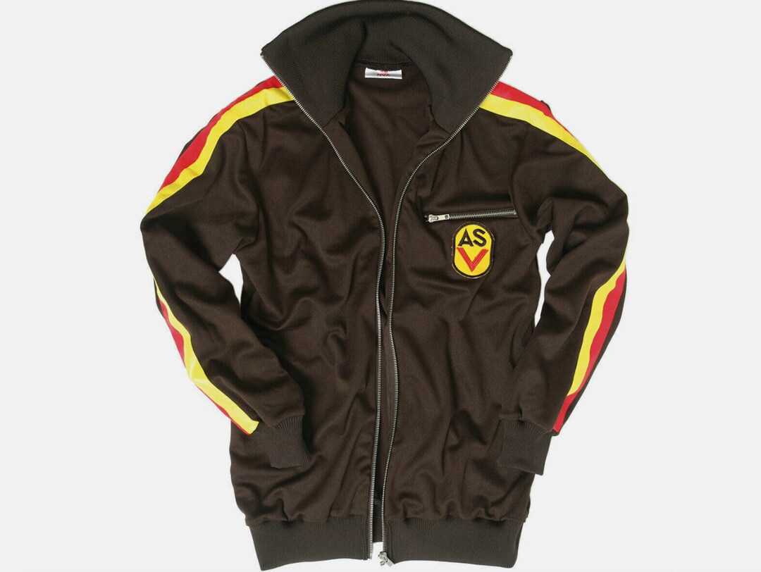 East German DDR Vintage ASV Gym Trainings Jacket Outdoor Sport Black - Etsy