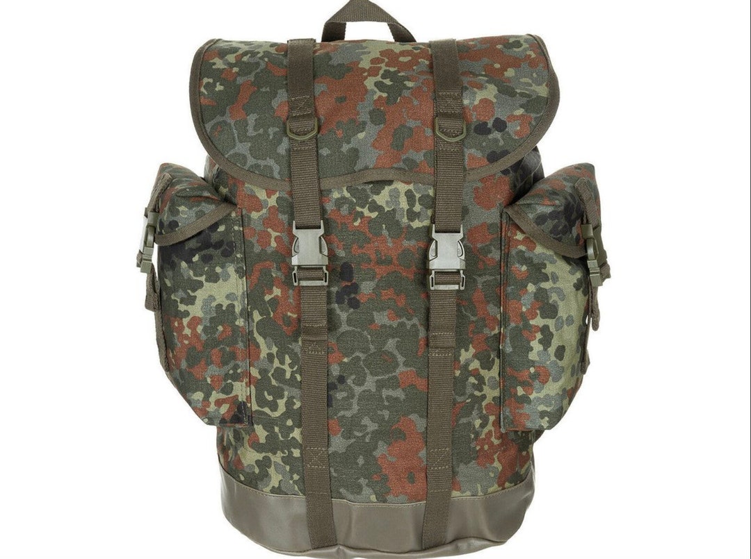 Bundeswehr German Mountain Backpack Camo Made of Original Materials - Etsy