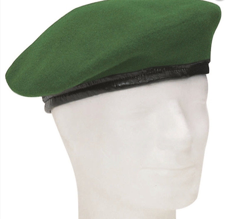 Original German Bundeswehr Army Soldier Beret 100% Wool Military Hat ...