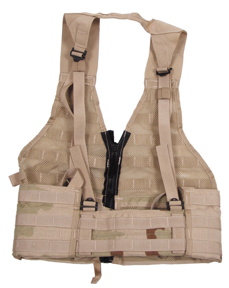 Original US Army Military Combat Vest Molle II Modular Flc 3 Col ...