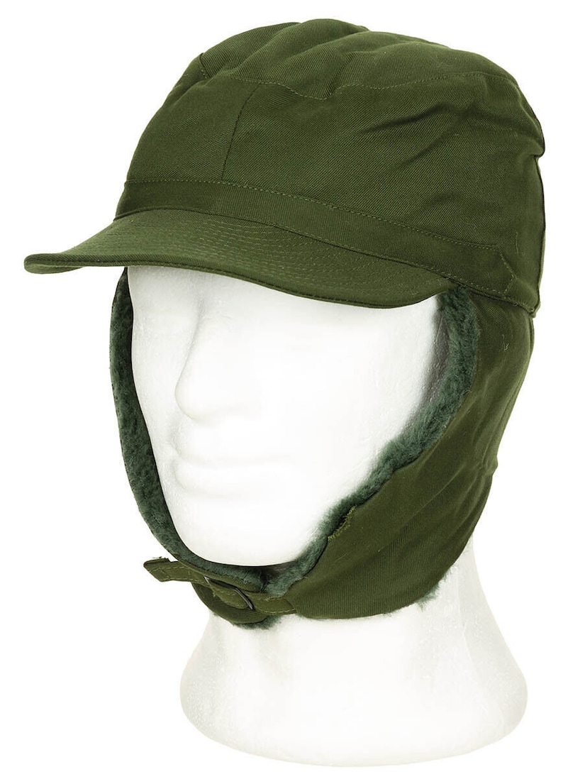 Original Swedish Army Military Winter Cap M 59 OD Green Used - Etsy