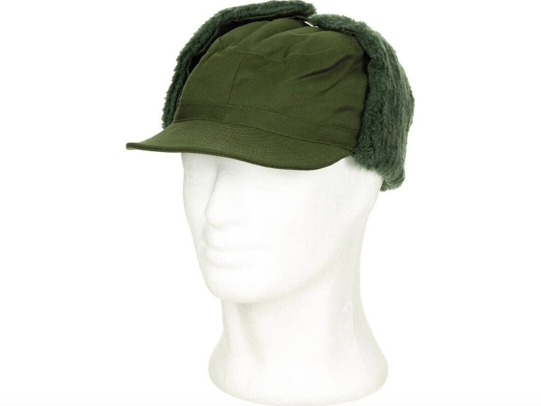 Original Swedish Army Military Winter Cap M 59 OD Green Used - Etsy