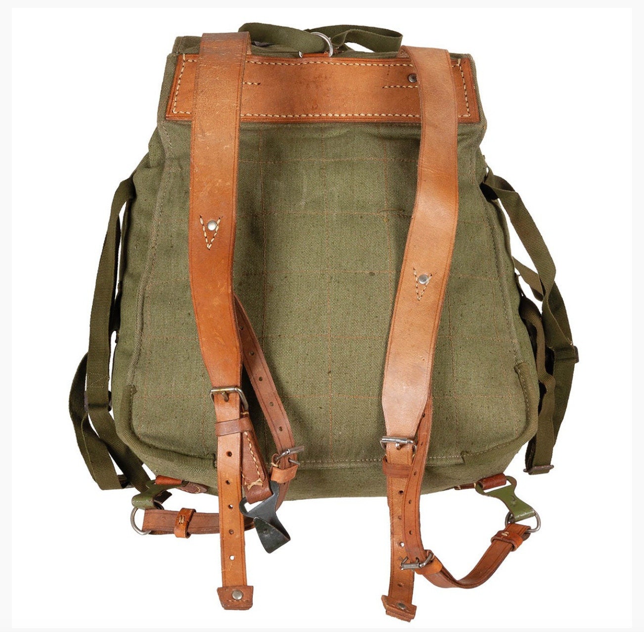 Original Romanian Army Bread Bag Military Vintage Olive Canvas ...