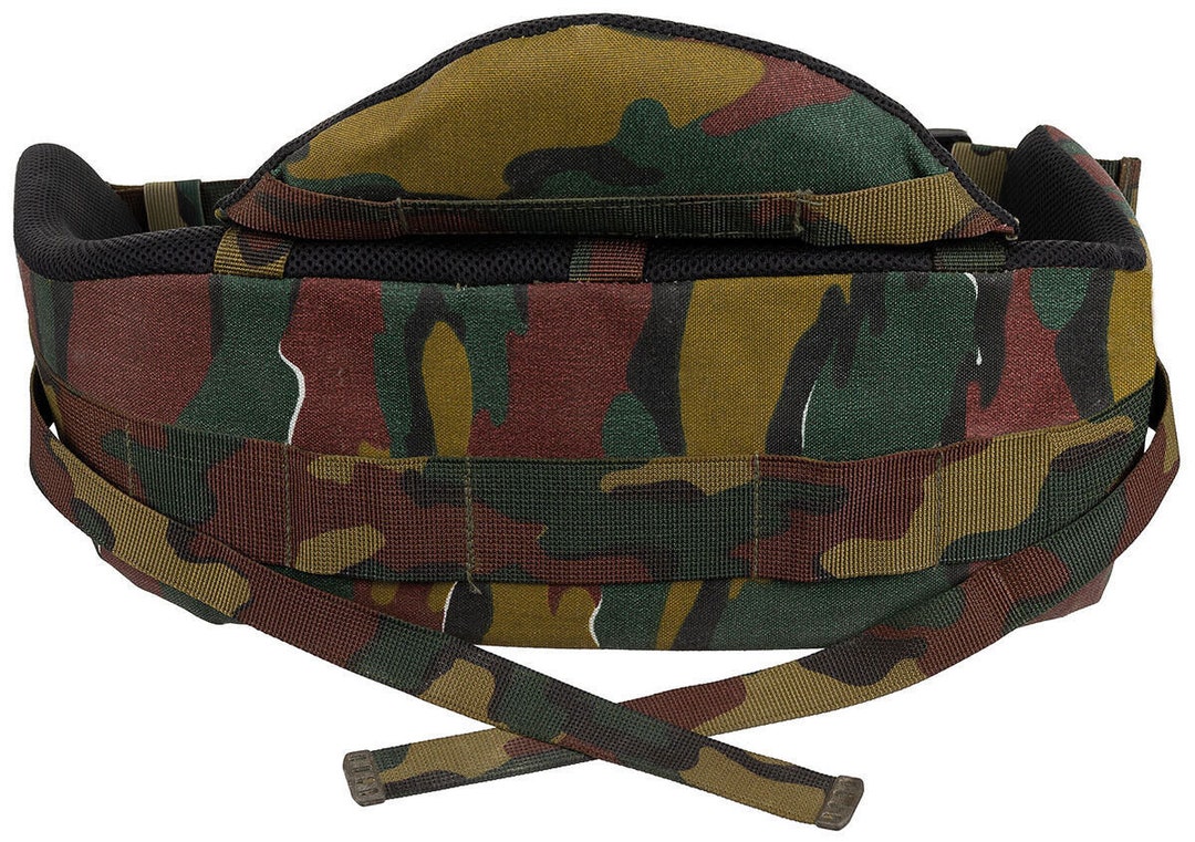 Original Belgian Army Military Waist Belt for Backpack Lm-sac A Dos Ft ...