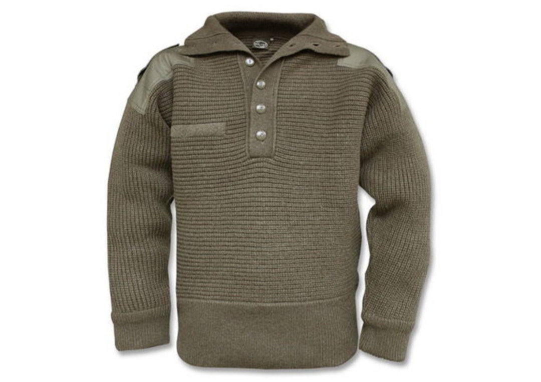 Original Austrian Army Military Alpine Sweater Pullover Knit Wool NEW ...