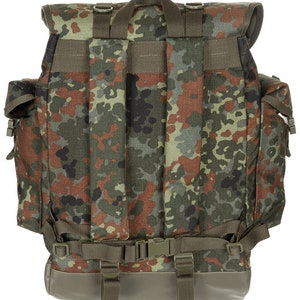 Bundeswehr German Mountain Backpack Camo Made of Original Materials - Etsy